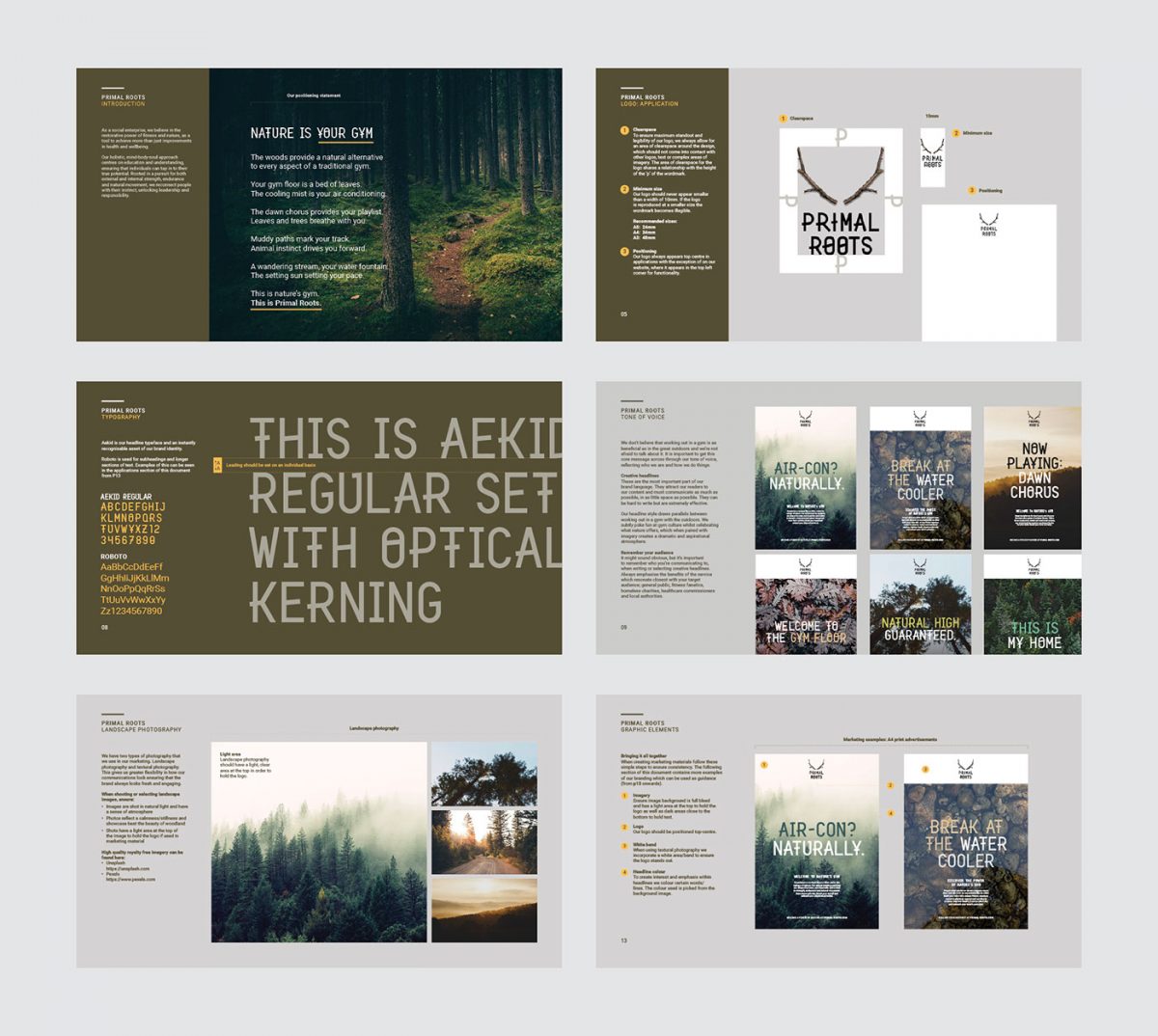 Primal Roots visual identity, by Lantern, London | Identity Designed