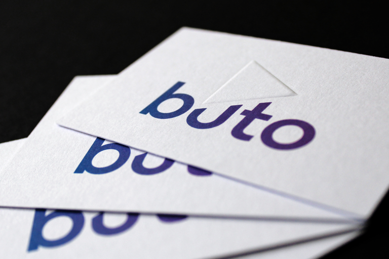 Buto logo and identity, designed by Two of Us | Identity Designed
