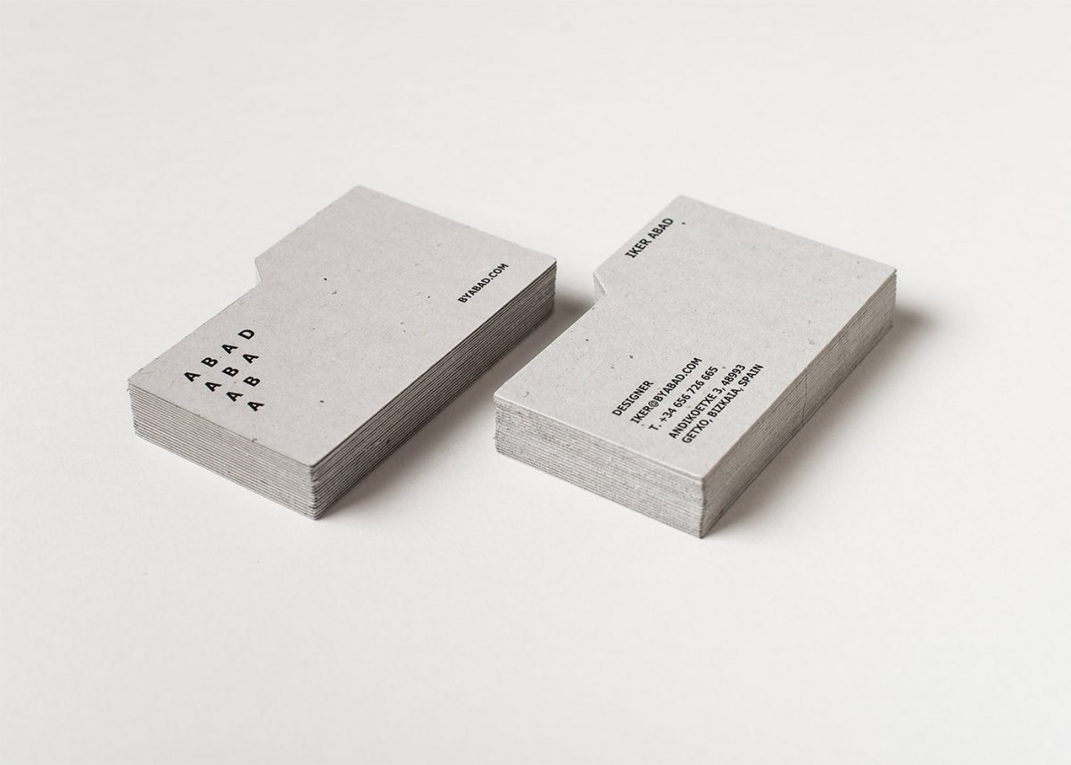 Abad furniture design, logo and identity by Marina Goñi, Getxo, Spain