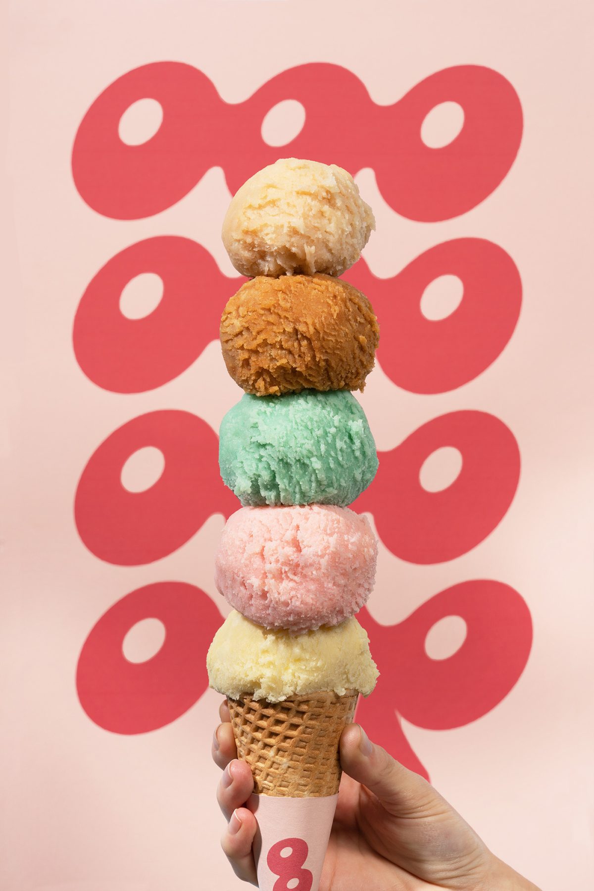 OOP ice cream, Qatar | Identity Designed