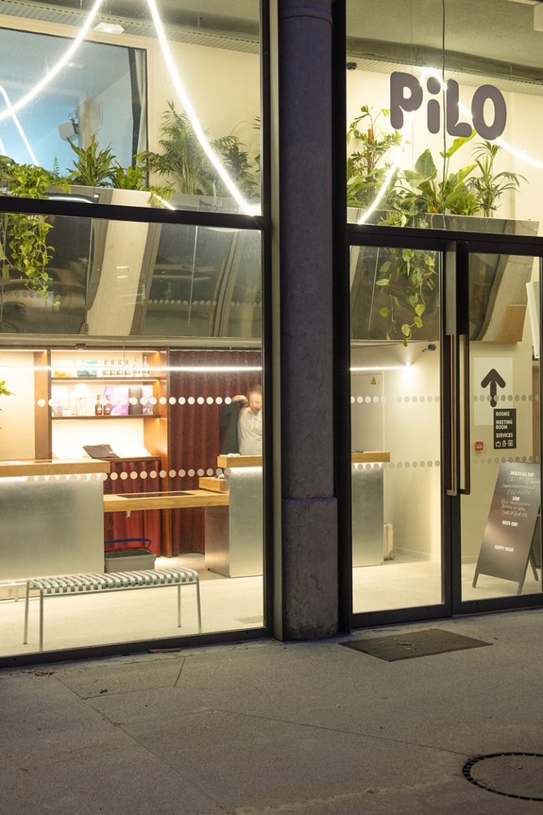 Pilo Hotel logo and identity by 5.5, Paris | Identity Designed