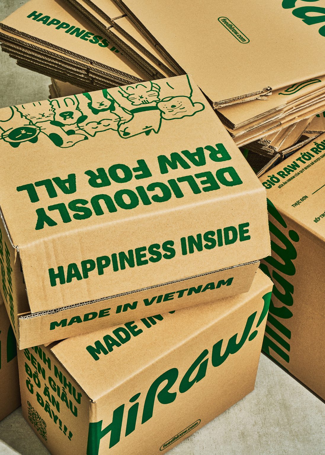 HiRaw! visual identity by M — N Associates | Identity Designed