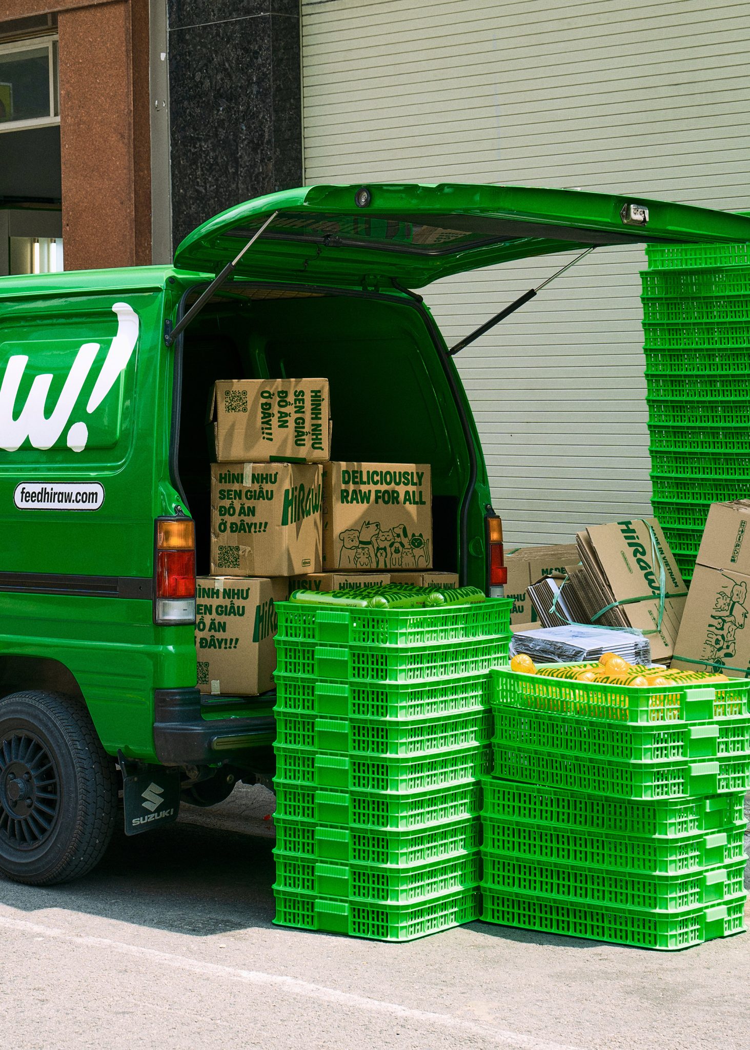 HiRaw! visual identity by M — N Associates | Identity Designed