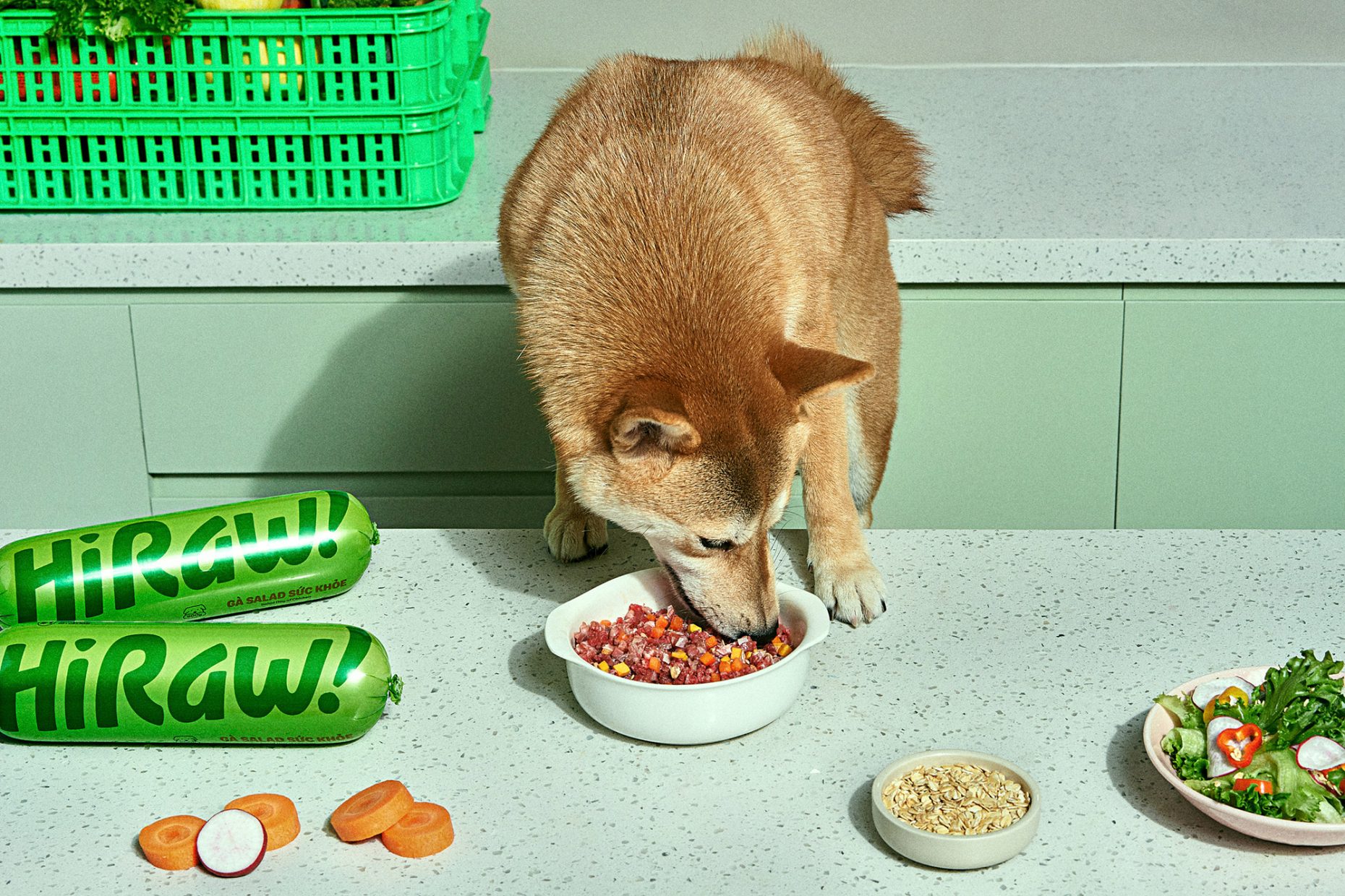 HiRaw! visual identity by M — N Associates | Identity Designed