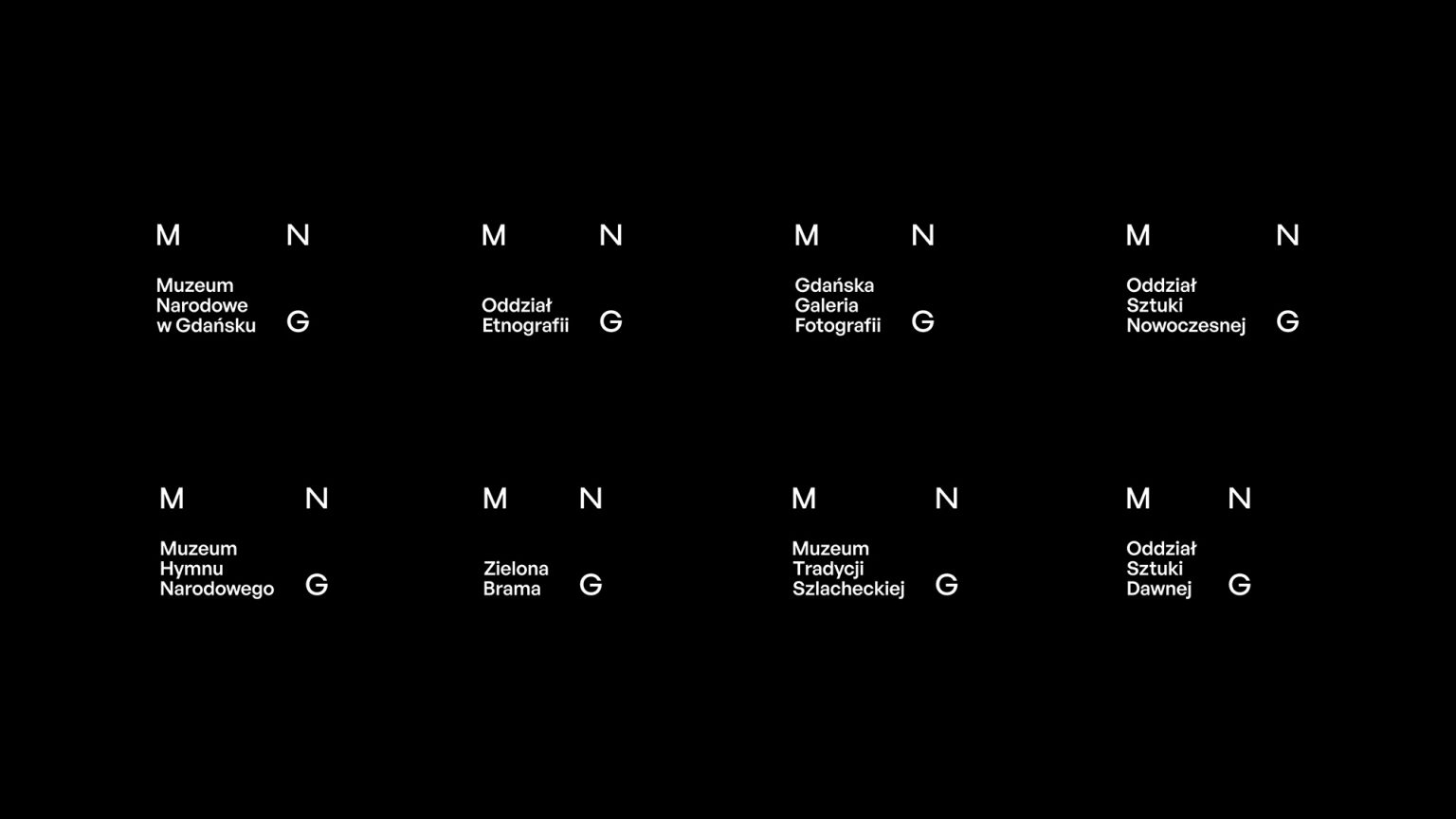Muzeum Narodowe w Gdańsku by Tofu | Identity Designed