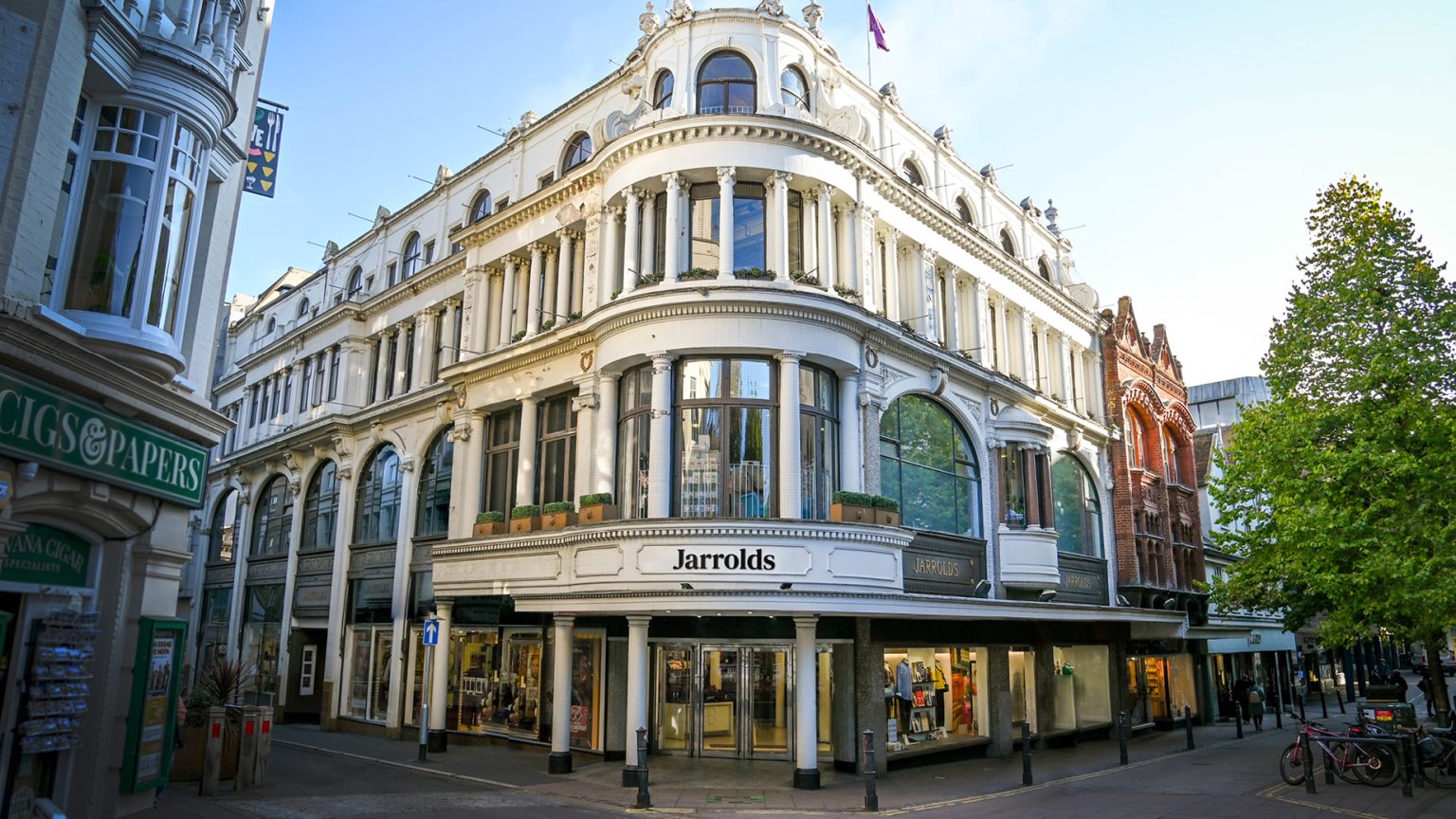 Jarrolds logo and identity by The Click | Identity Designed