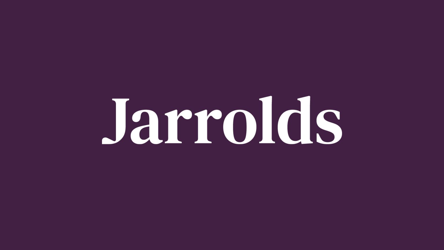 Jarrolds logo and identity by The Click | Identity Designed
